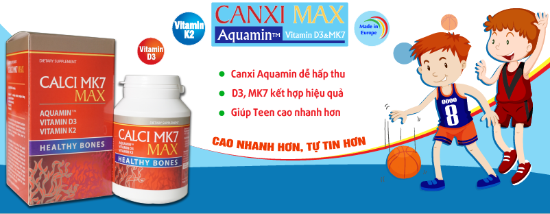Canxi MK7 Max - Aquamin™ từ tảo biển đỏ quý hiếm